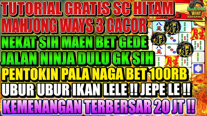 Mahjong Wins: Rahasia Scatter Hitam untuk Kemenangan Maksimal!